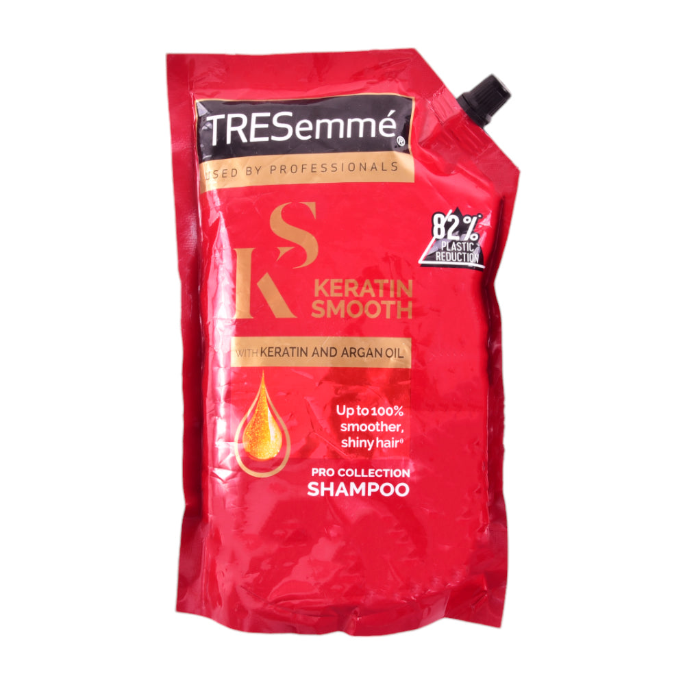 TRESEMME KERATIN SMOOTH SHAMPOO POUCH 1LTR – kharedo