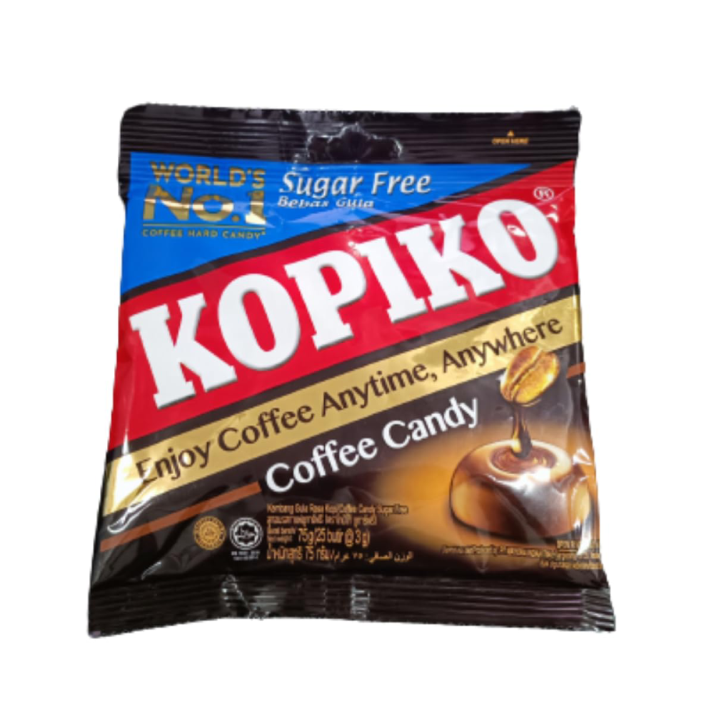 KOPIKO REAL COFFEE CANDY SUGAR FREE 75 GM – kharedo
